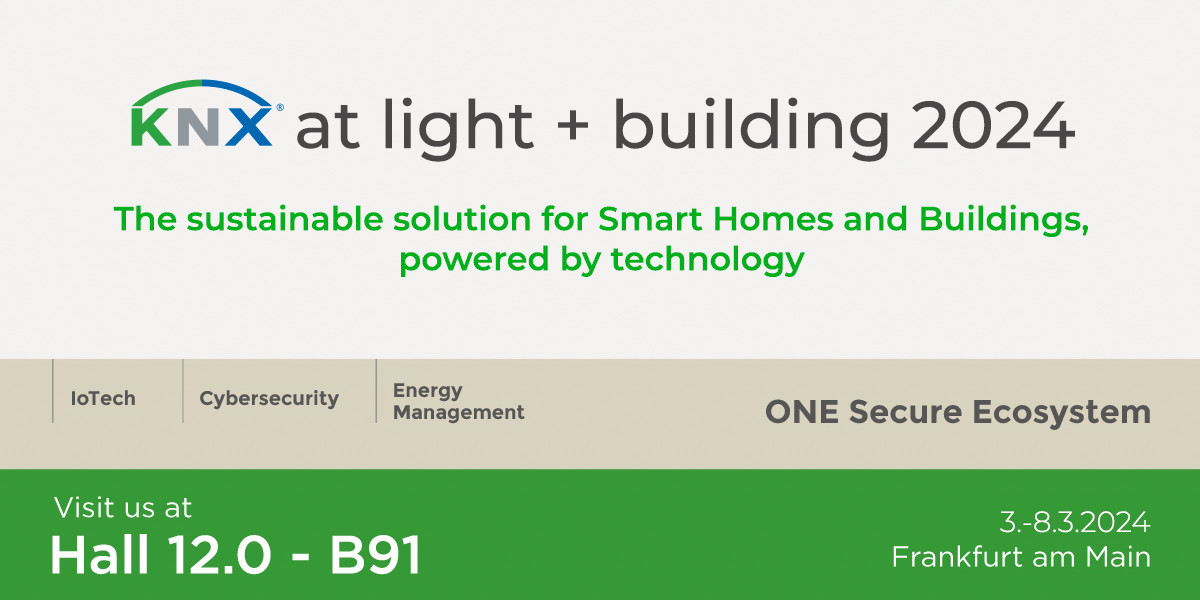 Media Partners’ Corner – KNX at Light + Building 2024: the sustainable solution for smart homes ...